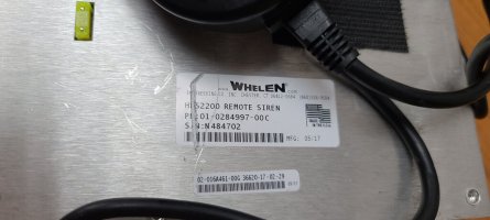 For Sale: Modern - Whelen HHS2200 Handheld | eLightbars