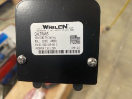 For Sale - Whelen CALTRANS 500 Series CON3 Raider Traffic Advisor and ...
